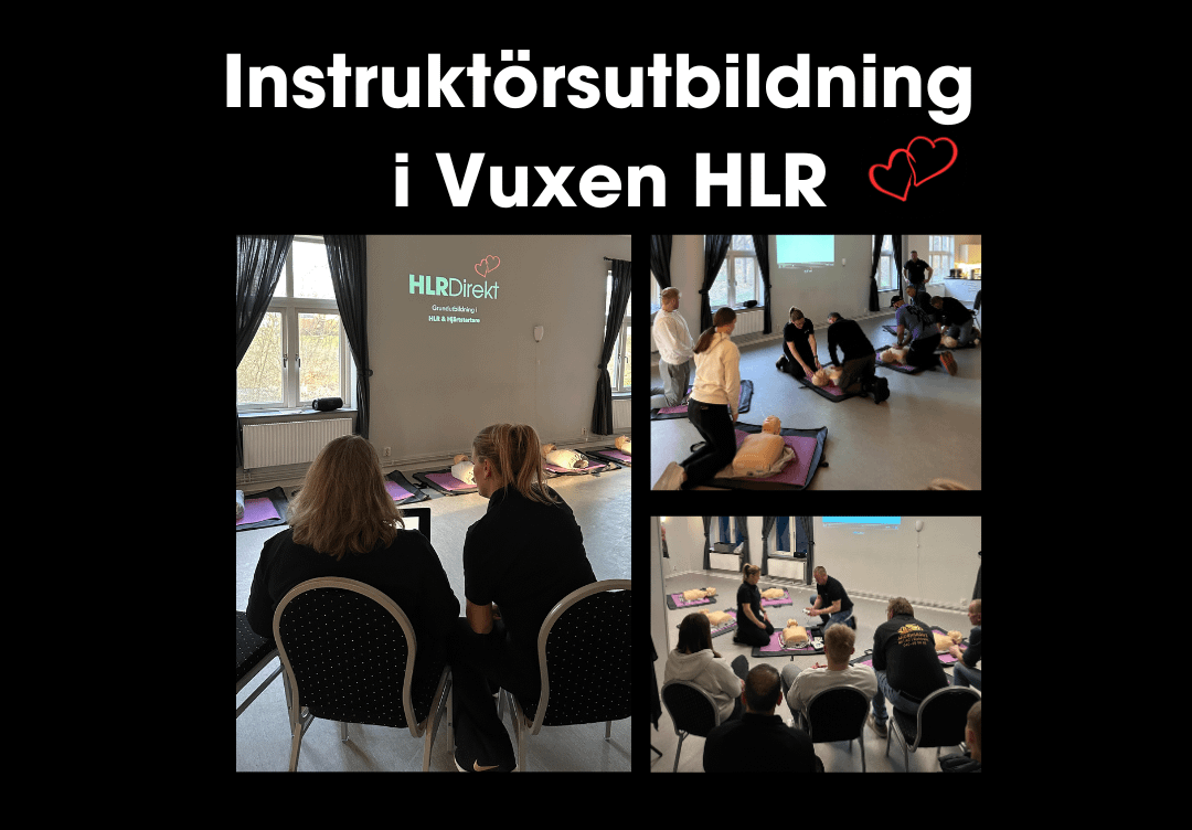 Utbilda dig till instruktör i vuxen HLR - HLR Direkt i Sverige AB